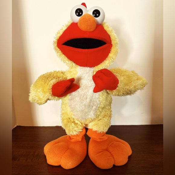 Fisher-Price | Toys | Sesame Street Chicken Dance Elmo Plush Yellow And ...